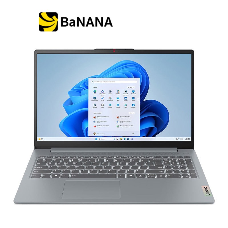 โน๊ตบุ๊ค Lenovo IdeaPad Slim 3 15IRH8-83EM009STA Cloud Gray by Banana ...