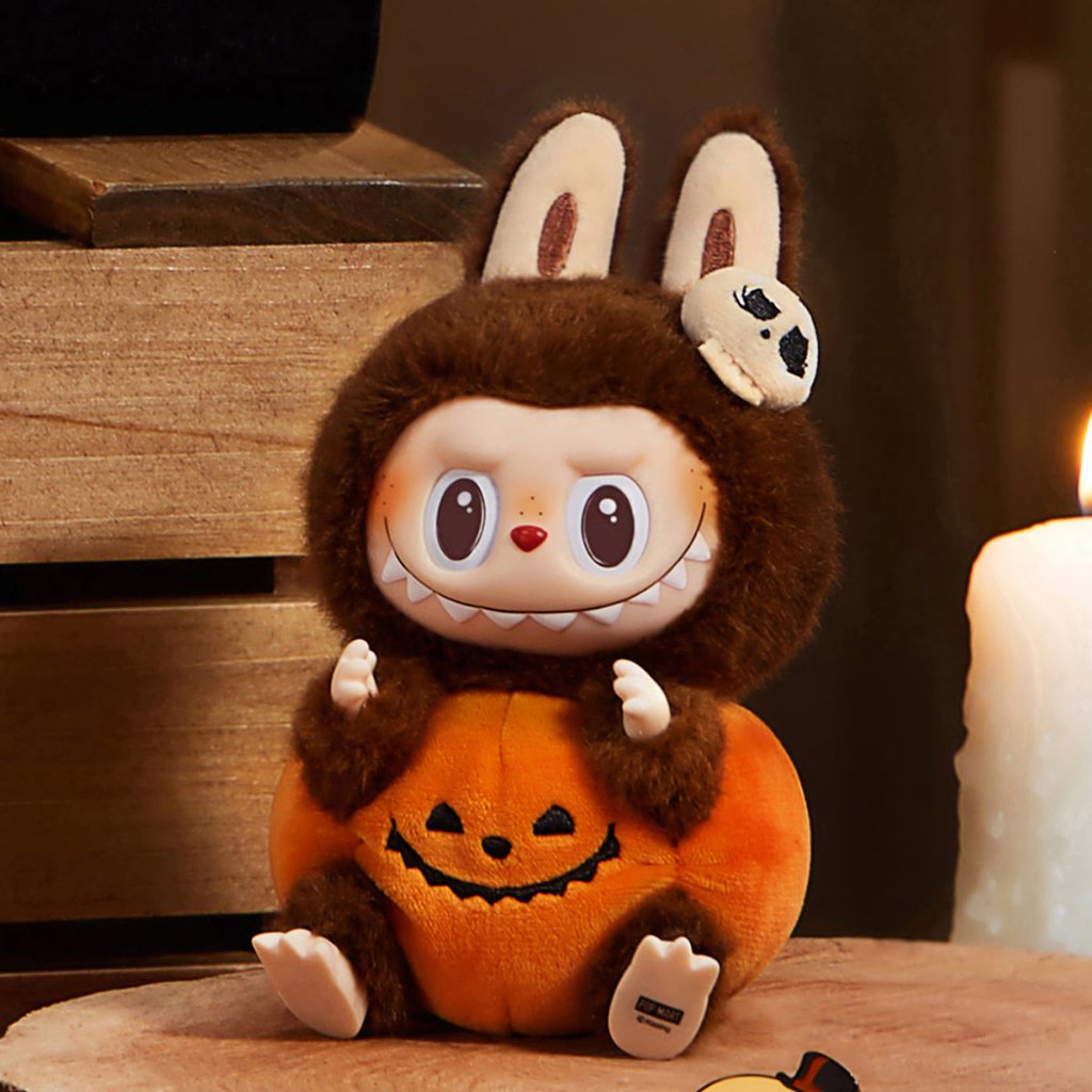 [พวงกุญแจ]Labubu - Happy Halloween Party Series-Sitting Pumpkin Vinyl ...