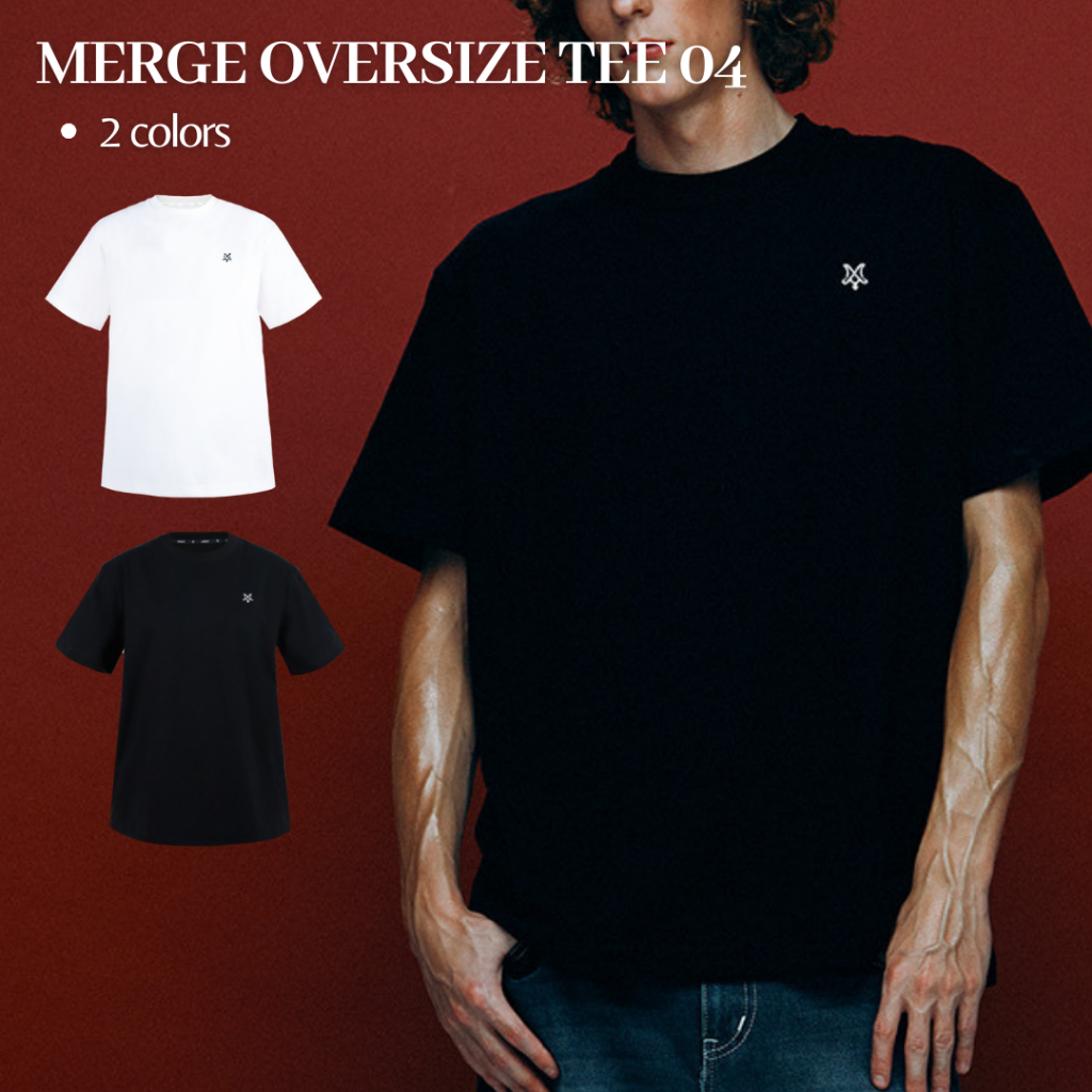Merge Official - Merge Oversized Tee 04 (พร้อมส่ง) | Shopee Thailand