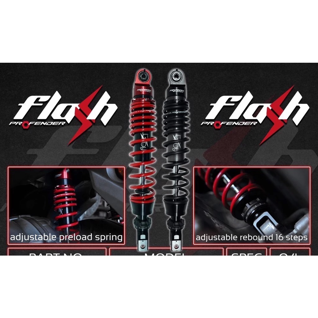 โช้คหลัง Profender Flash Series PCX 150 2013 - 2018 / NMAX 155 2020 ...