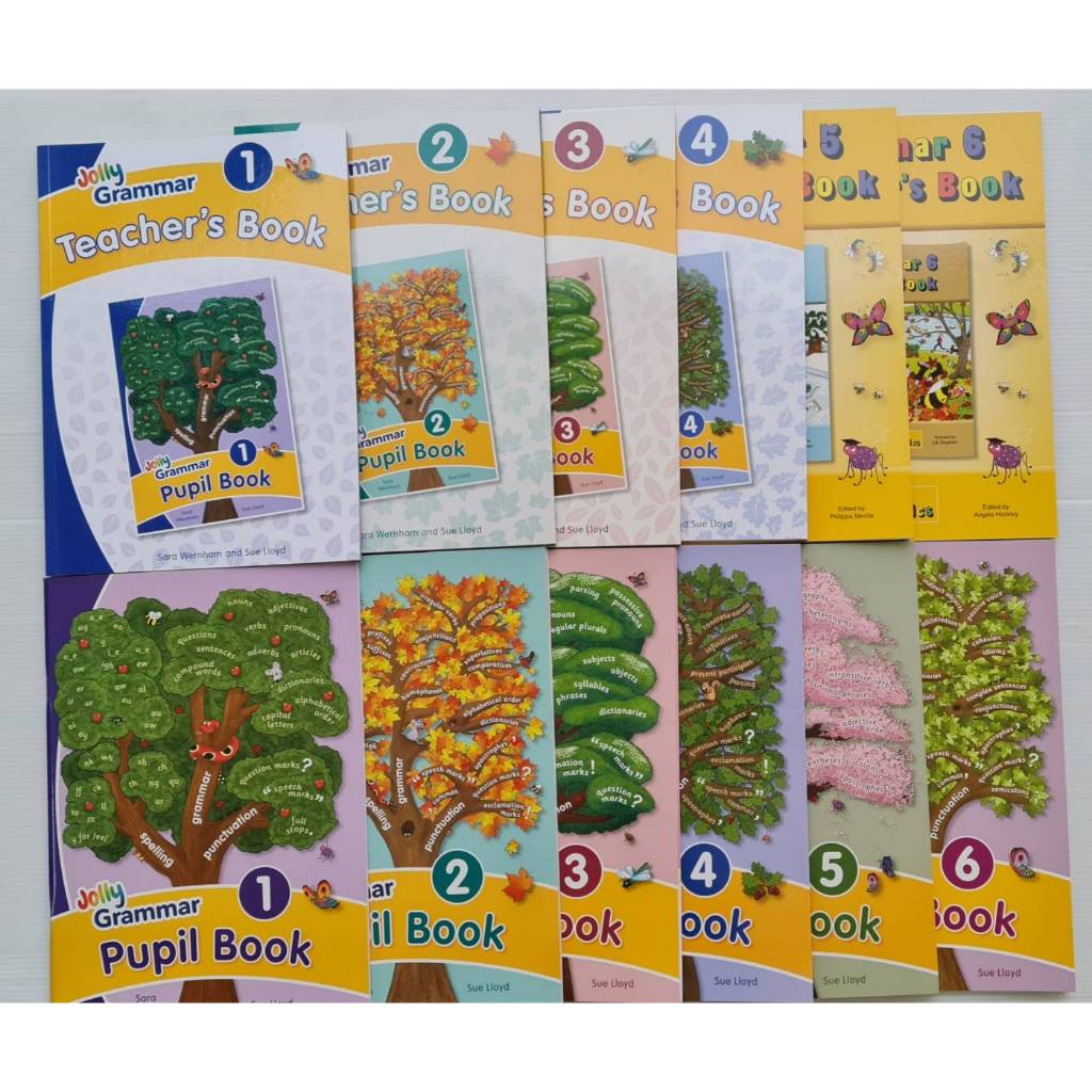Set of Jolly Grammar Teacher's books and Pupil books 1-6 (Jolly phonics ...