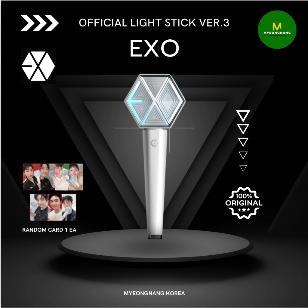พร้อมส่ง แท่งไฟ EXO Official Light Stick Ver.3 ของแท้จาก SM | Shopee ...