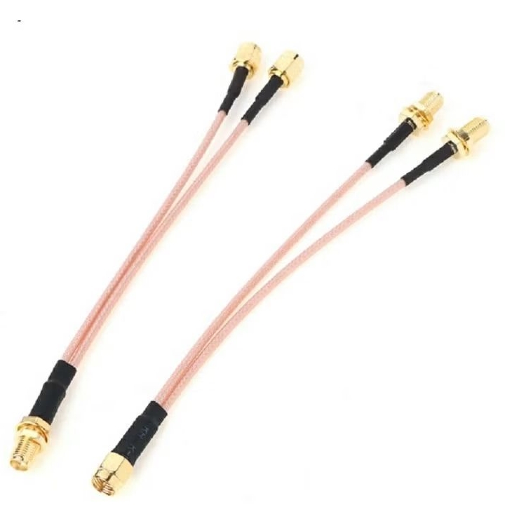 SMA Female TO 2 x PR Male Cable For 4G Router 2 SMA Port 1 Antenna ...