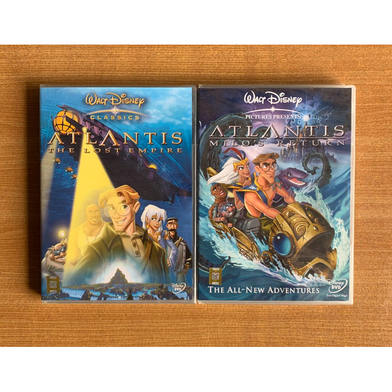 (ขายรวม) DVD : Atlantis The Lost Empire + Milo's Return แอตแลนติส [มือ ...