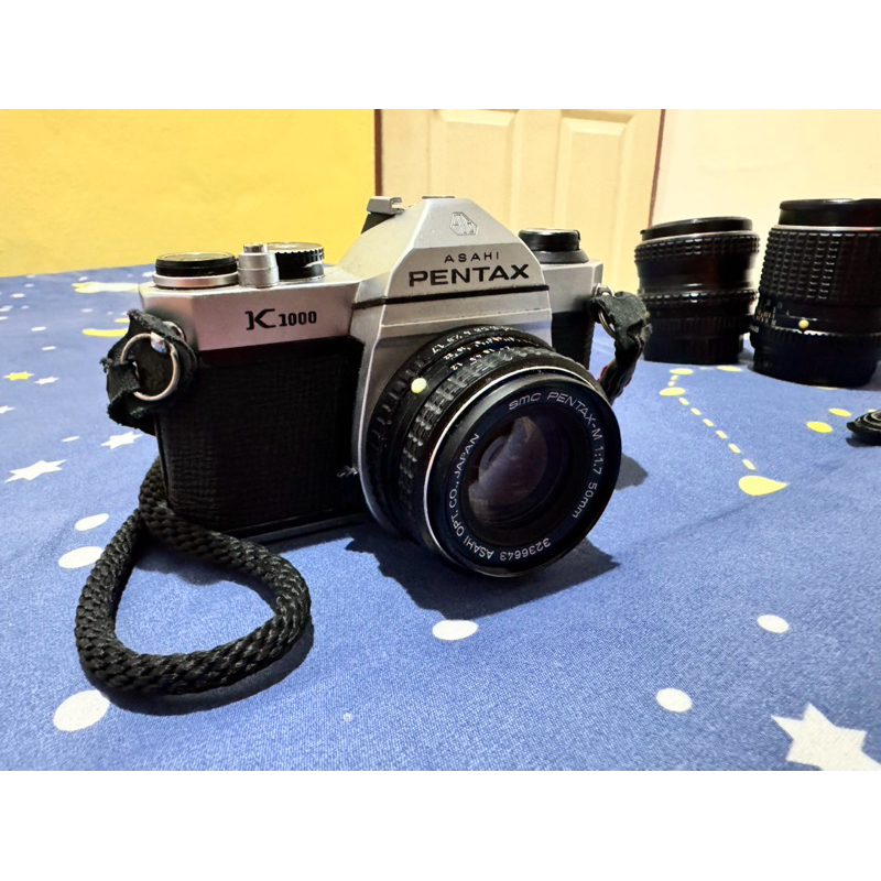 Pentax k1000 พร้อมเลนส์ 50mm f1.7 pk mount (ขายยกเซ็ท) | Shopee Thailand