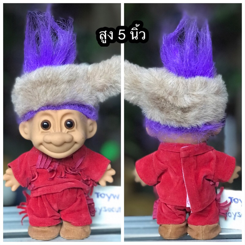 มือสอง ตุ๊กตาลัคกี้ โทร์ล Vintage Russ LUCKY Troll Doll 5" Pioneer ...