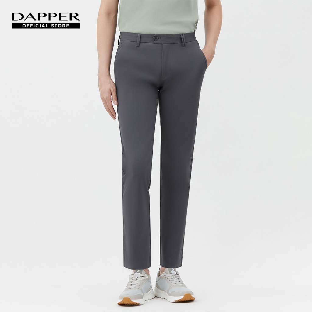 DAPPER กางเกงชิโน่ Basic Chino Pants สีเทา (TC9/GY/666SP1) | Shopee Thailand