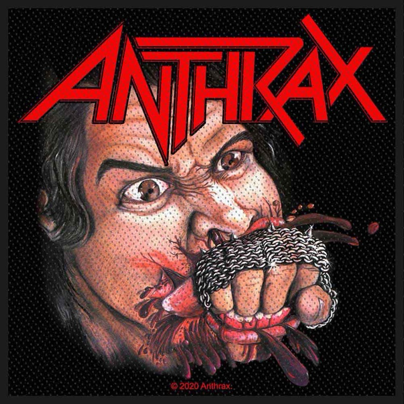 อาร์มติดเสื้อวง ANTHRAX WOVEN PATCH: FISTFUL OF METAL (STANDARD) 2020 ...