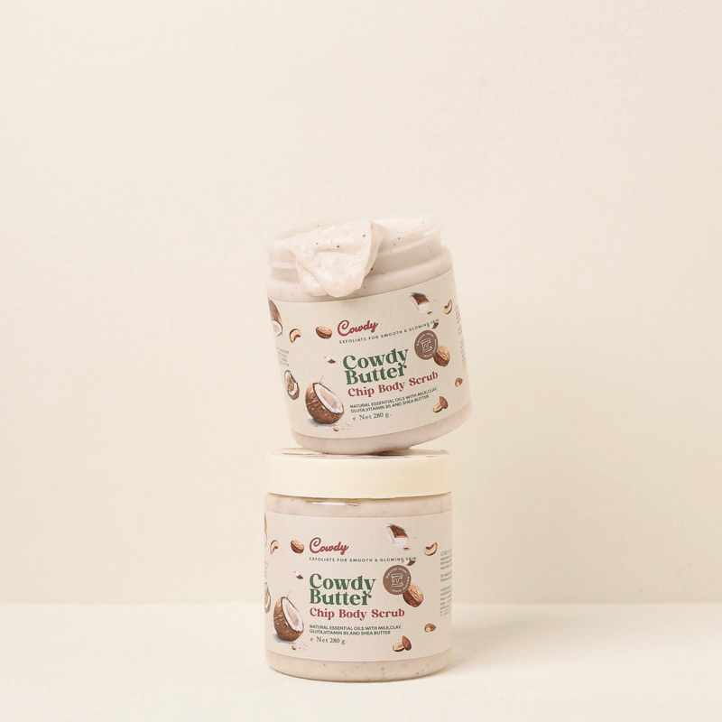 (600 กรัม ลด50% หมดแล้วหมดเลย!) สครับคาวดี้ cowdy butter chip scrub ...