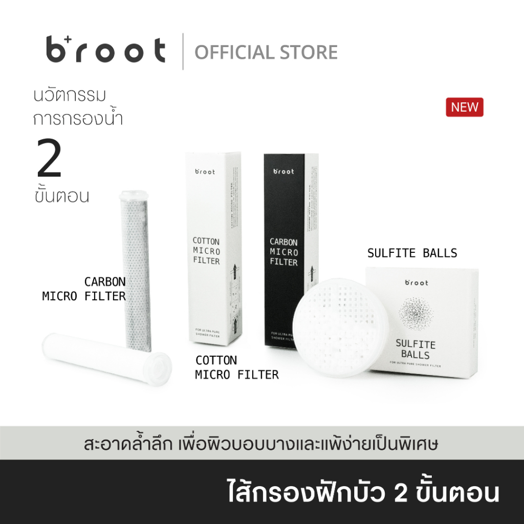 [New Filter For ULTRA PURE SHOWER FILTER] ฟิลเตอร์กรองน้ำสำหรับฝักบัว ...