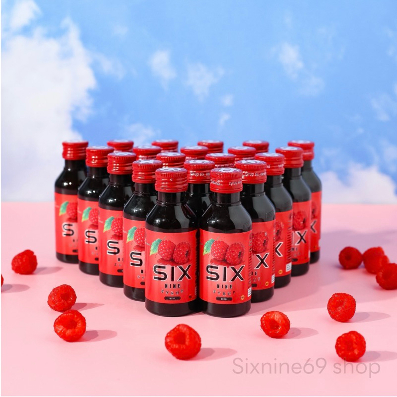 Set20ขวด SixNine Thailand Six-2 premium syrup ฝาแดง | Shopee Thailand