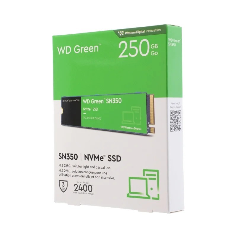 250 GB SSD M.2 PCIe WD GREEN SN350 (WDS250G2G0C) | Shopee Thailand