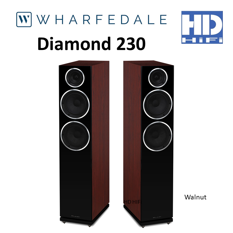 Wharfedale Diamond 230 Froorstanding Speaker Walnut | Shopee Thailand