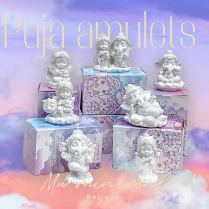 (รอเอฟในไลฟ์ ลด 80฿ ) แบบสุ่ม โมเดล : โมเดลกล่องสุ่ม Puja Amulets พระ ...