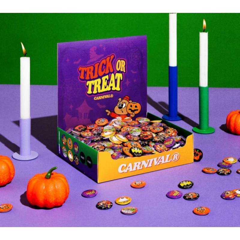 [ ของแท้ ] เข็มกลัด CARNIVAL Trick or Treat "Spooky Bernie” Halloween l ...