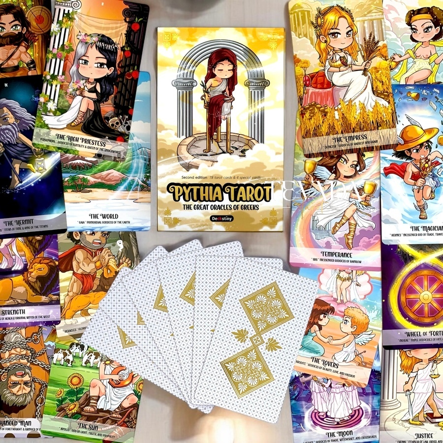 Pythia Tarot II ไพ่ทาโรต์ เทพเจ้ากรีก ไพ่ทาโรต์ ไพ่ทาโร่ ไพ่ยิปซี ไพ่ดู ...