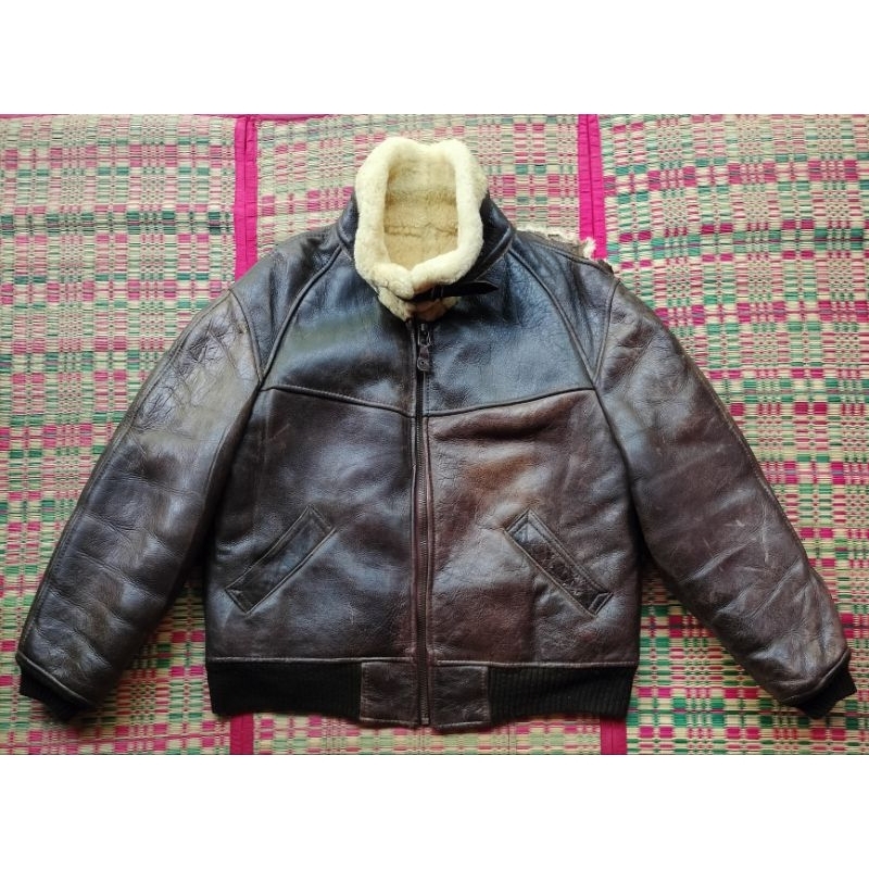 vintage Avirex type B6 bomber jacket made in USA | Shopee Thailand