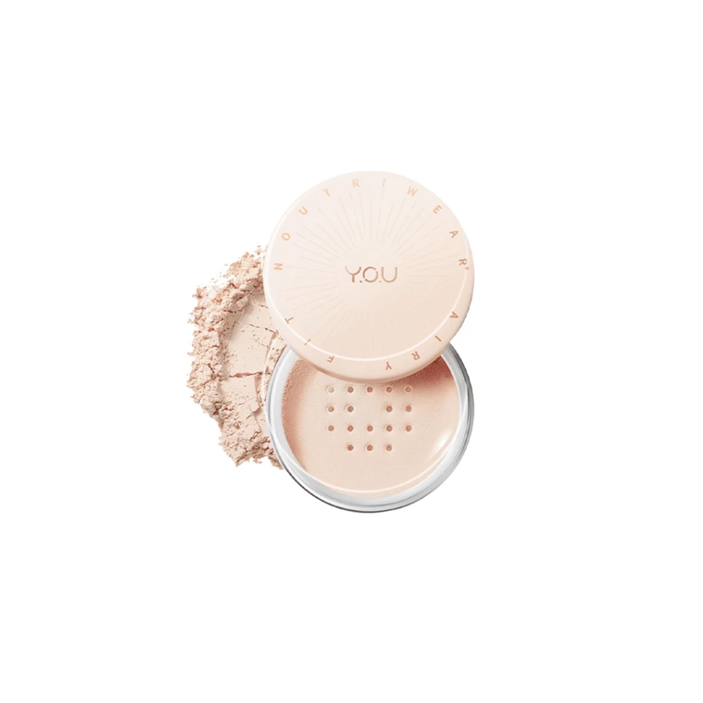YOU NoutriWear+ Airy Fit Loose Powder 15g แป้งฝุ่นวายโอยู นูทริแวร์พลัส ...