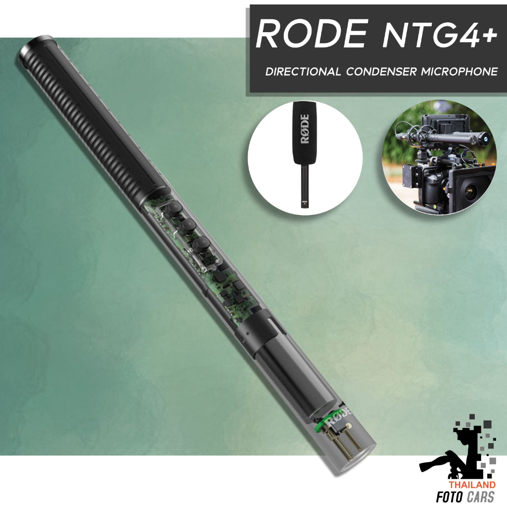 Rode NTG4+ Directional Condenser Microphone With Inbuilt Battery ...