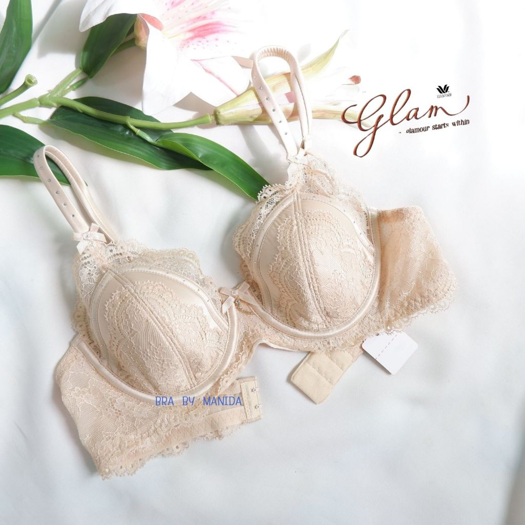 Wacoal Glam - WD3025 true glamour starts within บอดี้คอลเลคชั่น บรารุ่นแพงสุดของ Wacoal | Shopee ...