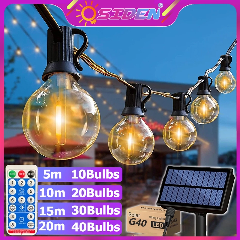 OSIDEN ไฟปิงปอง ชาร์จพลังงานแสงอาทิตย์ ไฟเส้น ชาร์จยูเอสบี 5M 10M 15M ...