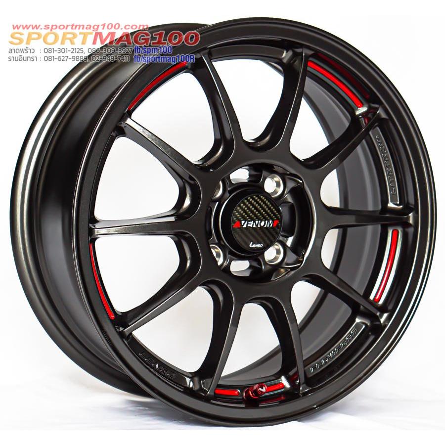 ล้อแม็กซ์ใหม่ Lenso VND LITETECH+ สีไฮเปอร์ดาร์ค 6.5-15นิ้ว 4รู100 ET30 ...