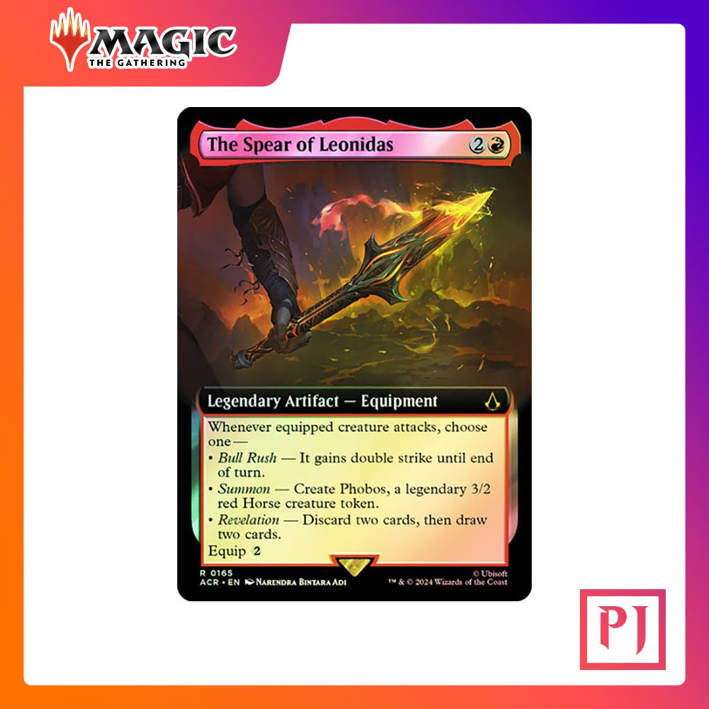 [MTG] The Spear of Leonidas (Extended Art) [ACR] [RED] [RARE] [FOIL ...