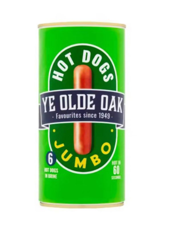 Ye Olde Oak Premium Jumbo Hot Dogs 560g เยโอลด์โอ๊คพรีเมี่ยมจัมโบ้ ฮอทด ...