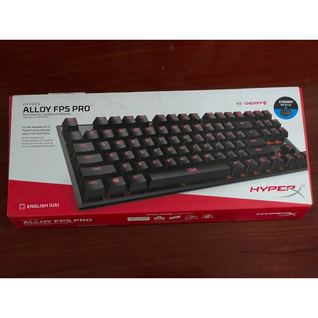 KEYBOARD (คีย์บอร์ด) HYPERX ALLOY FPS PRO (CHERRY MX BLUE) มือสองสภาพดี ...