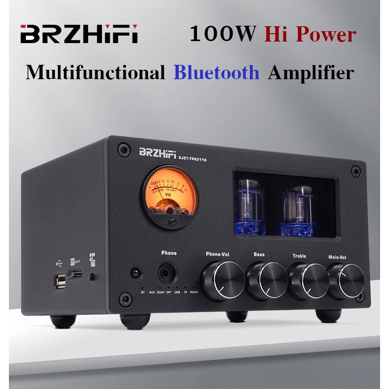 BRZHiFi M7 100W Bluetooth 5.0 Amplifier Multifunction | Shopee Thailand