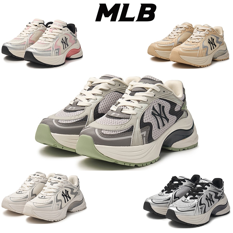 【ของแท้ 100%】MLB New York Yankees Curve Runner รุ่นเดียวกันกับ ที่เก็บ ...
