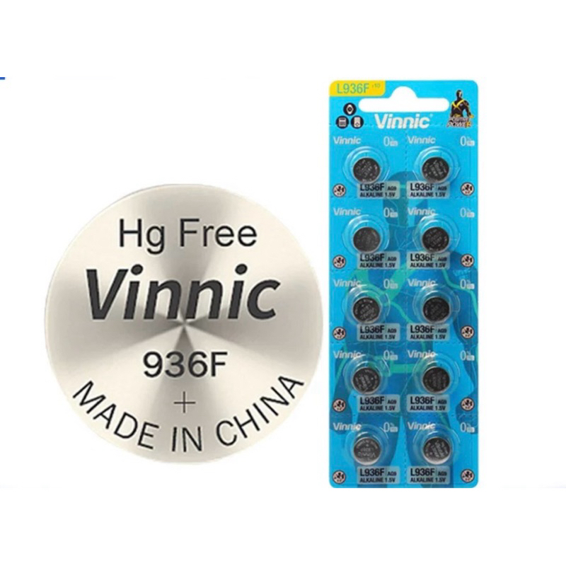 ถ่านVinnic L936F/AG9/LR936SW 1.5V alkaline ของแท้ | Shopee Thailand
