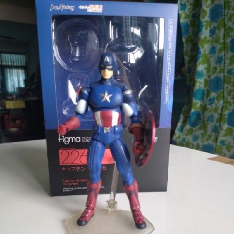 Captain America ของ figma มือสองสภาพดี ของแท้ | Shopee Thailand
