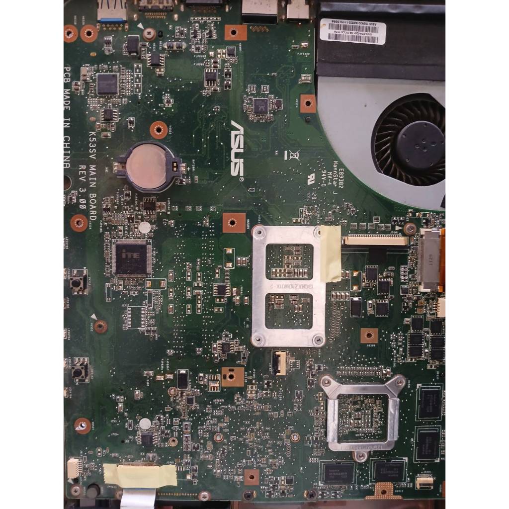 เมนบอร์ด โน๊ตบุ๊ค ASUS X43SV Intel Core i7-2630QM NVIDIA GeForce GT ...