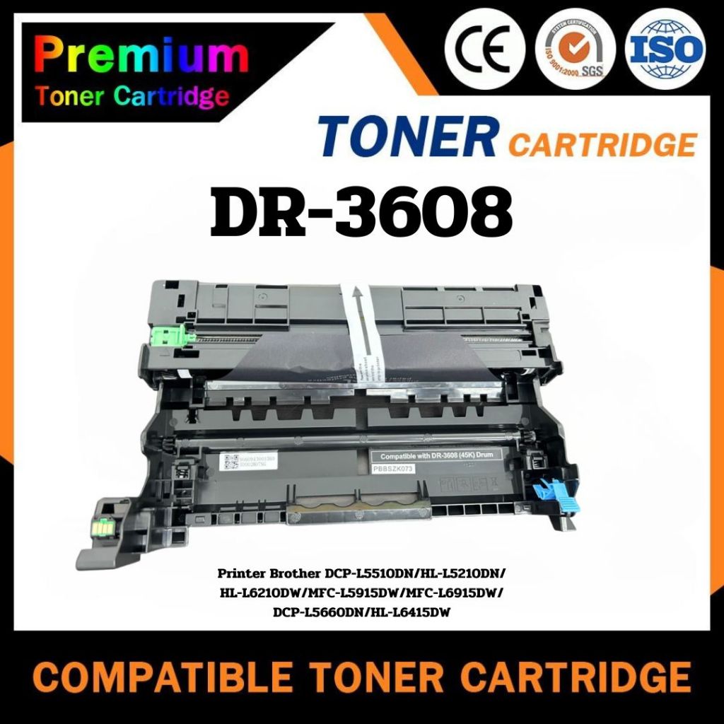 HOME ดรัมเทียบเท่า DR3608/DR-3608/DR 3608 For Brother HL L5210DW/DCP ...