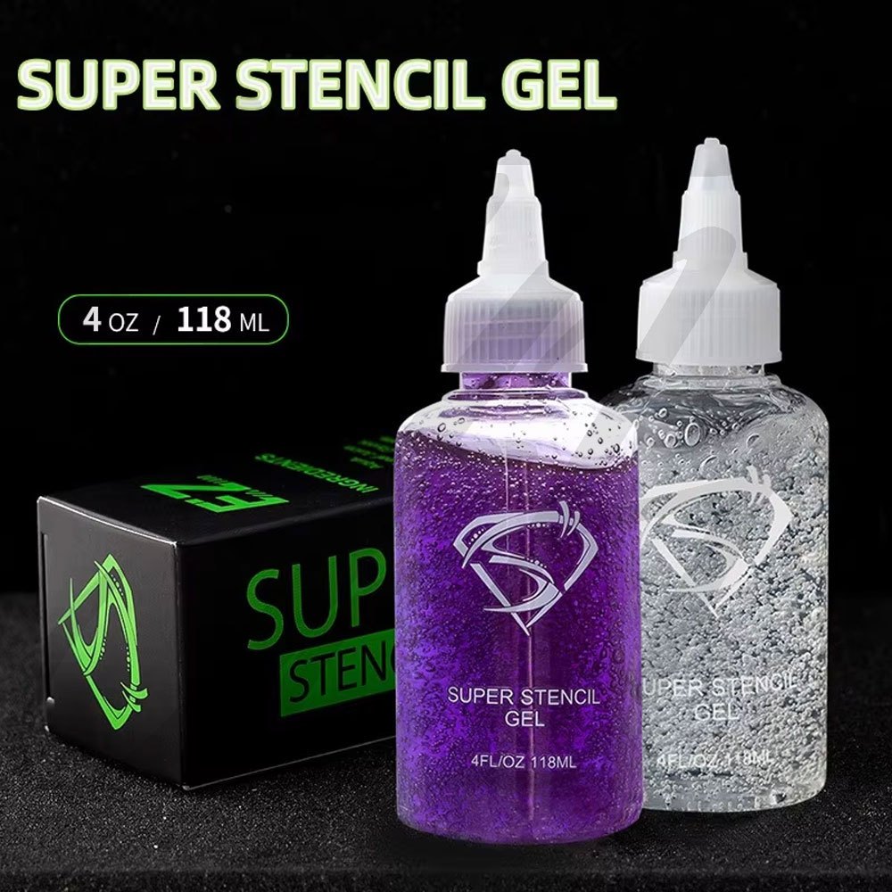 น้ำยาลอกลาย EZ SUPER STENCIL ขนาด 4 ออนซ์ / 118 ML มี 2 สี สีใส และ สี ...