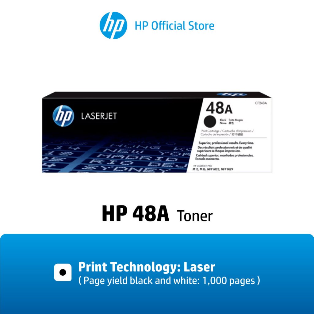 HP 48A Black Original LaserJet Toner Cartridge SKU : CF248A | ตลับหมึก ...