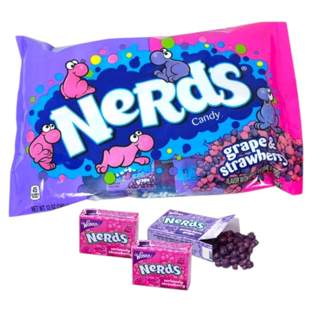 🔥 พร้อมส่งจากไทย 🔥 ของแท้ !! Nerds Candy Mini ลูกอมเนิร์ด เปรี้ยว กรุบ ...