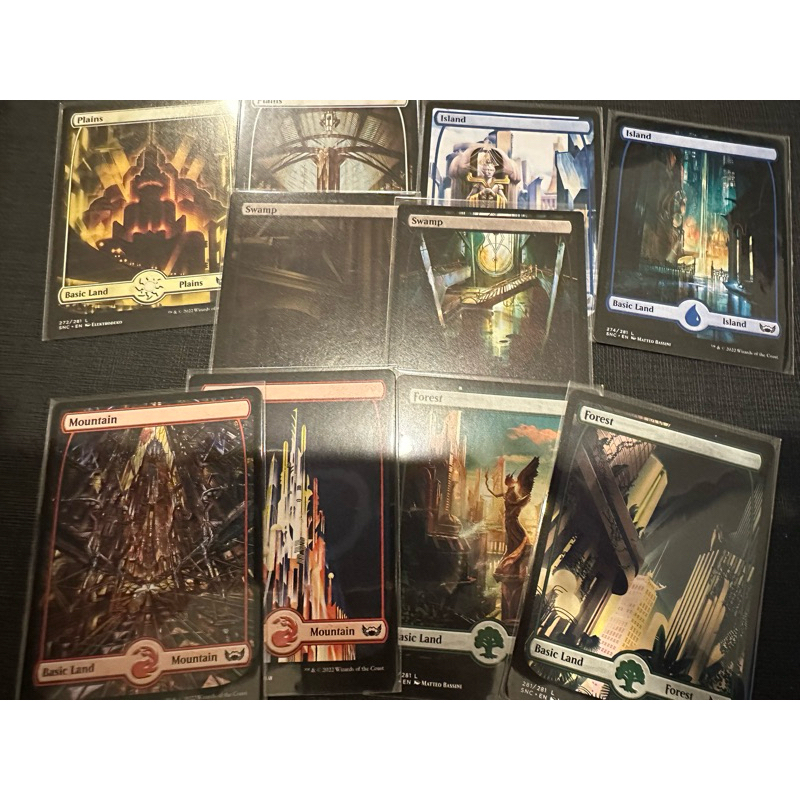 Basic Land Full Art การ์ด Magic The Gathering ของแท้ จากชุด Streets of ...