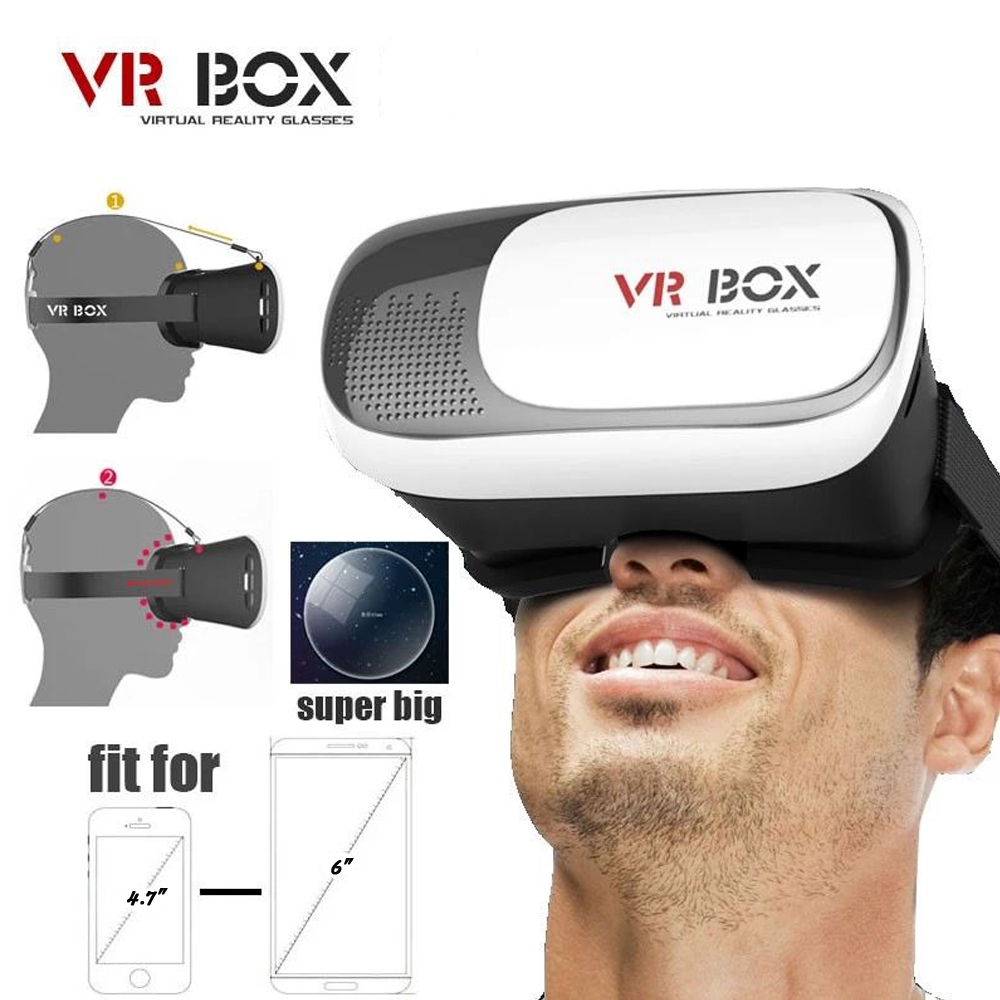 VR BOX แว่น 3D แว่นดูหนัง สำหรับสมาร์ทโฟน แว่นตาดูหนังอัจฉริยะ ภาพคมชัด แบบ3D ไม่ปวดตา รองรับ ...