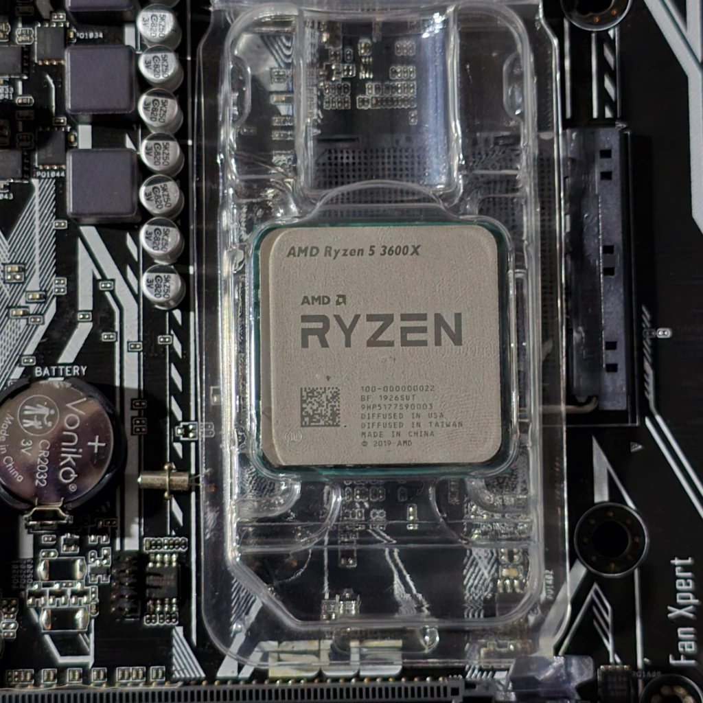 CPU (ซีพียู) AMD RYZEN 5 3600X 3.8 GHz (SOCKET AM4) มือ2 (มีแค่ตัว CPU ...