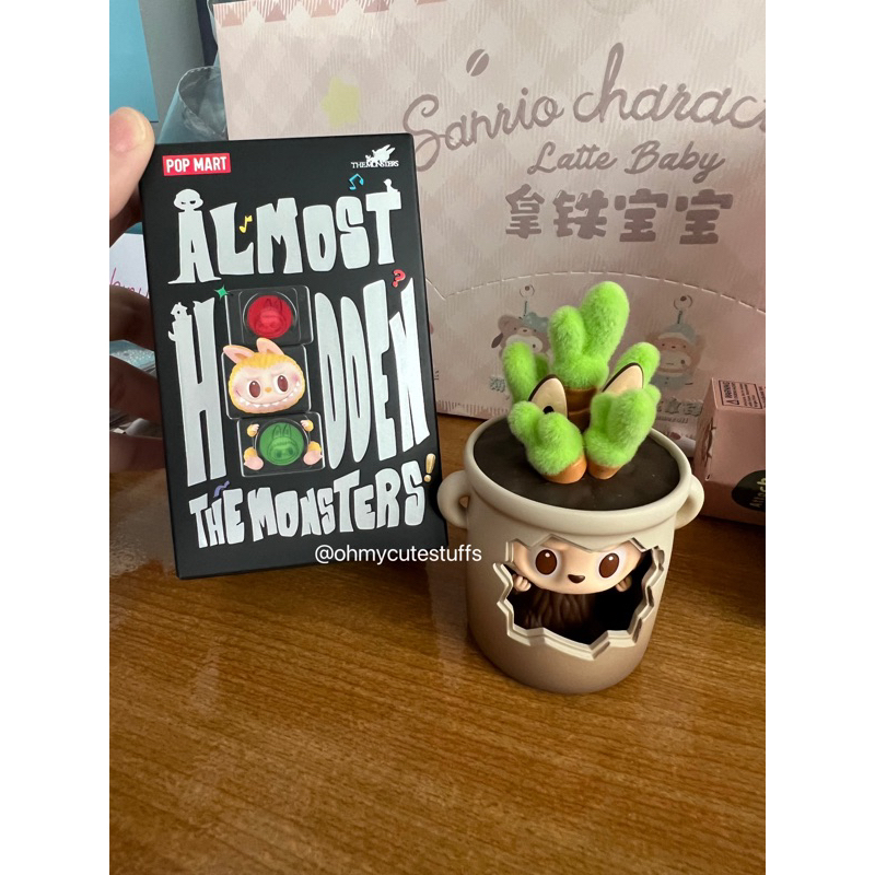 labubu The monster almost hidden พร้อมส่ง | Shopee Thailand