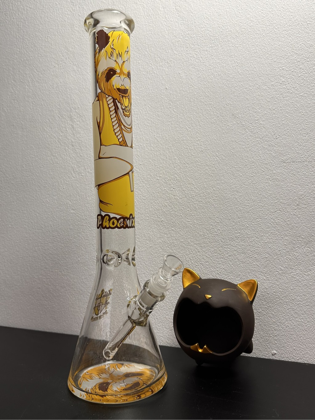 บ้องแก้วทรงสูง SAVAGE ROAR BONG สูง 18 นิ้ว SAVAGE ROAR BONG HIGH GLASS ...