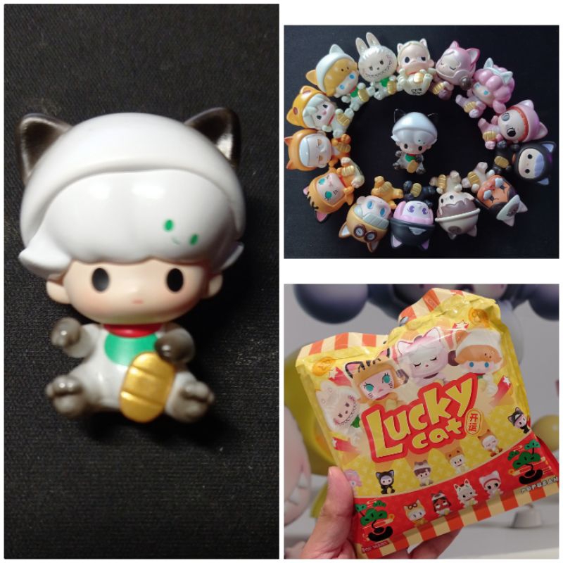 (เช็คการ์ด) Pop Mart POP BEAN Lucky Cat Series ขาย ยก SET และ ขาย DIMOO ...