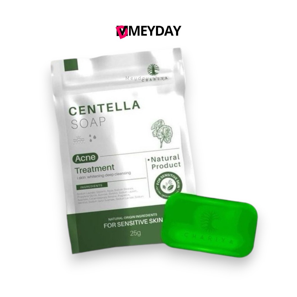 ชาริยา สบู่ใบบัวบก chariya 25 กรัม | Shopee Thailand