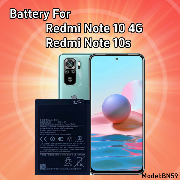 แบตเตอรี่ แบตเตอรี่มือถือ Redmi Note 10 4G / Note 10s Battery แบต Redmi ...
