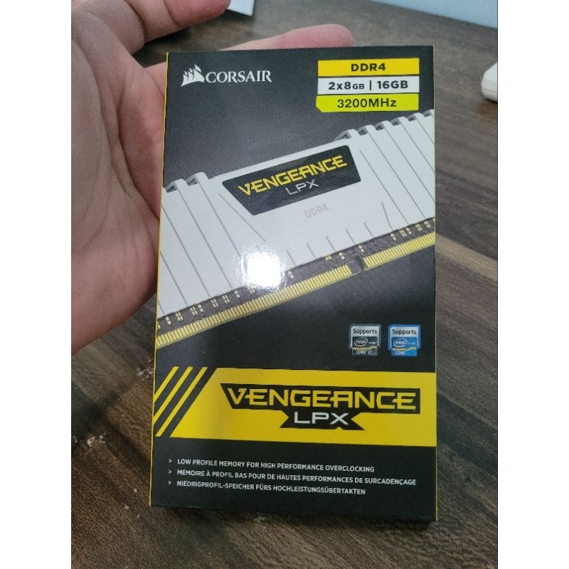 corsair vengeance ram 16gb (8x2) ddr4 3200mhz มือสอง | Shopee Thailand