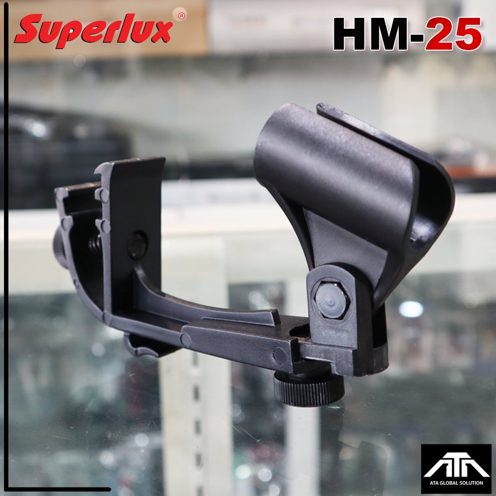 ขาหนีบไมค์กลอง SUPERLUX HM-25 ขาจับไมค์กลอง ขาหนีบไมโครโฟน ขาหนีบติดกลอง ขาหนีบปรับขนาดได้ ...