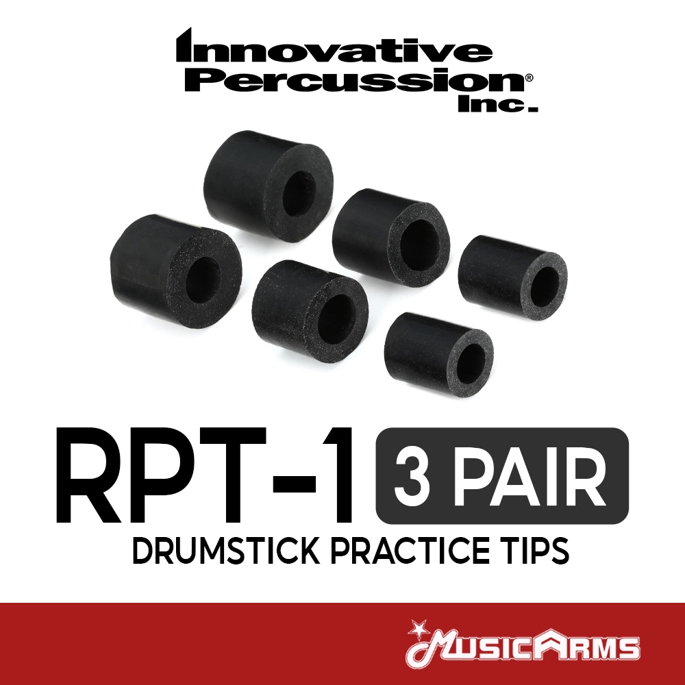 Innovative Percussion RPT-1 ยางสำหรับหัวไม้กลอง Drumsticks Practice Tips Innovative Percussion ...