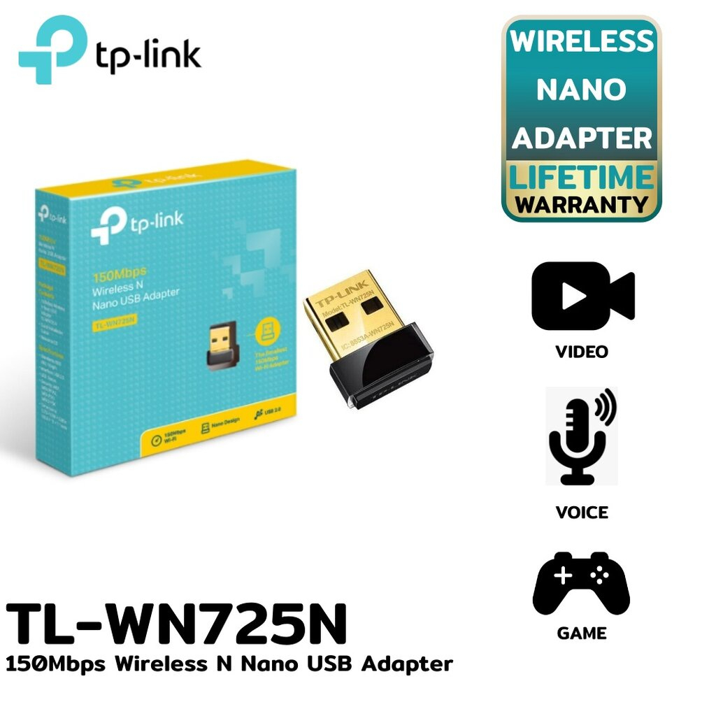 TP-Link 725N USB Wireless Nano USB Adapter | Shopee Thailand